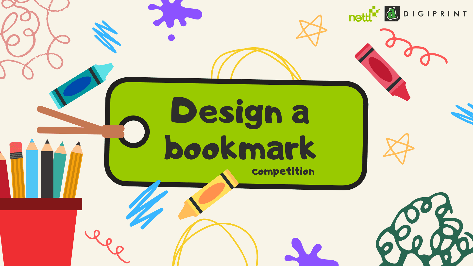 Design your own bookmark competition - Digiprint Nettl